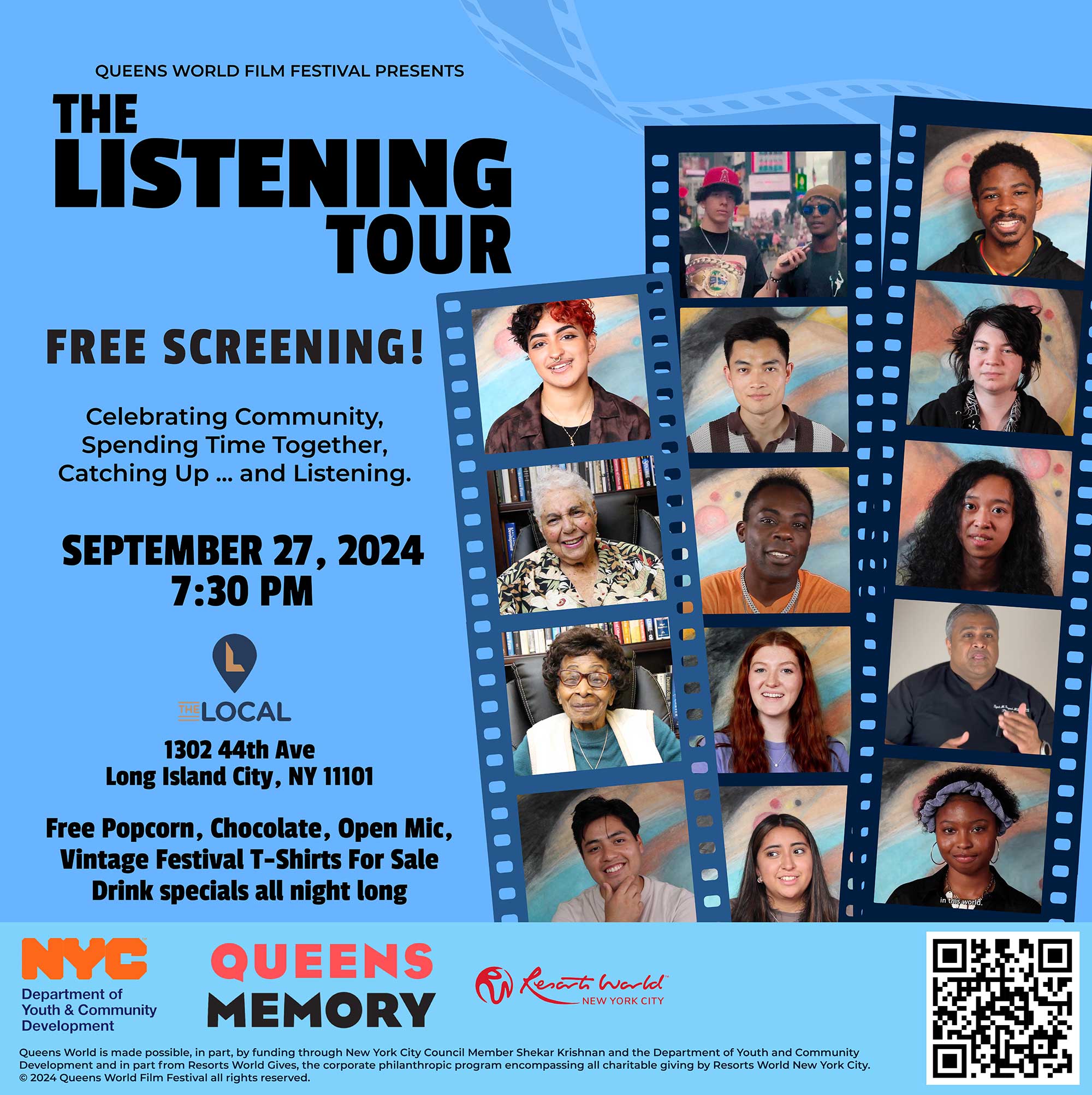 The Listening Tour: Celebrating Community - September 27, 2024 - Queens ...